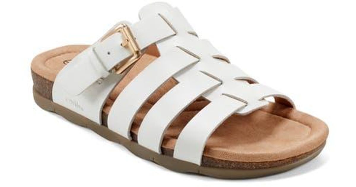 Earth Eresa Sandal in White | Lyst