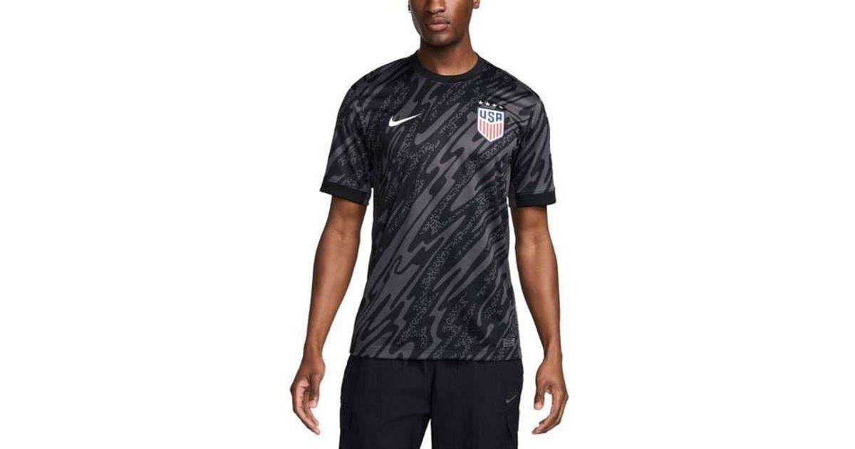 Nike Uswnt 2024 Goalkeeper Replica Stadium Jersey in Black for Men | Lyst