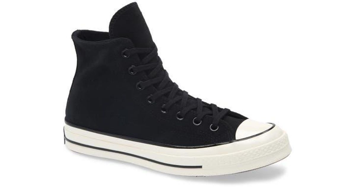 Converse Chuck Taylor All Star 70 Suede High Top Sneaker in Black for ...