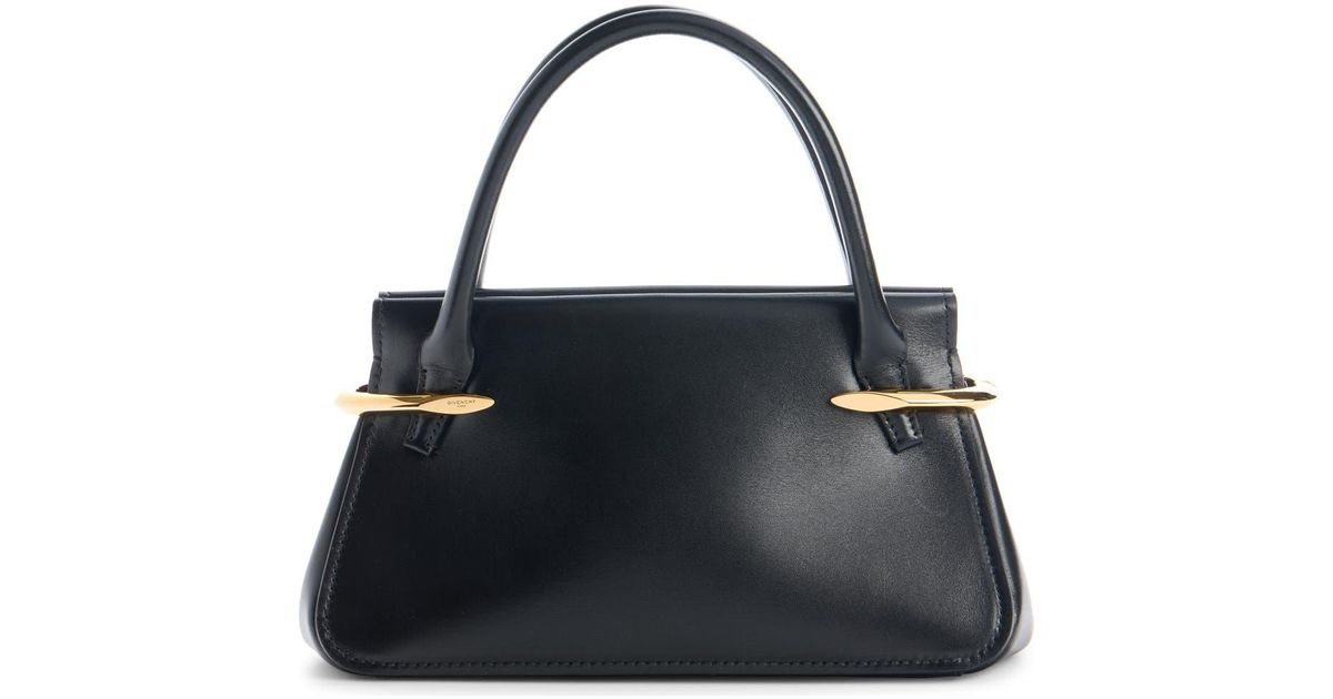 Givenchy Mini Pinch Leather Top Handle Bag in Blue | Lyst