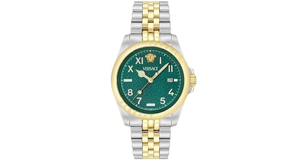 Versace Anteo Bracelet Watch, 41Mm in Metallic for Men | Lyst