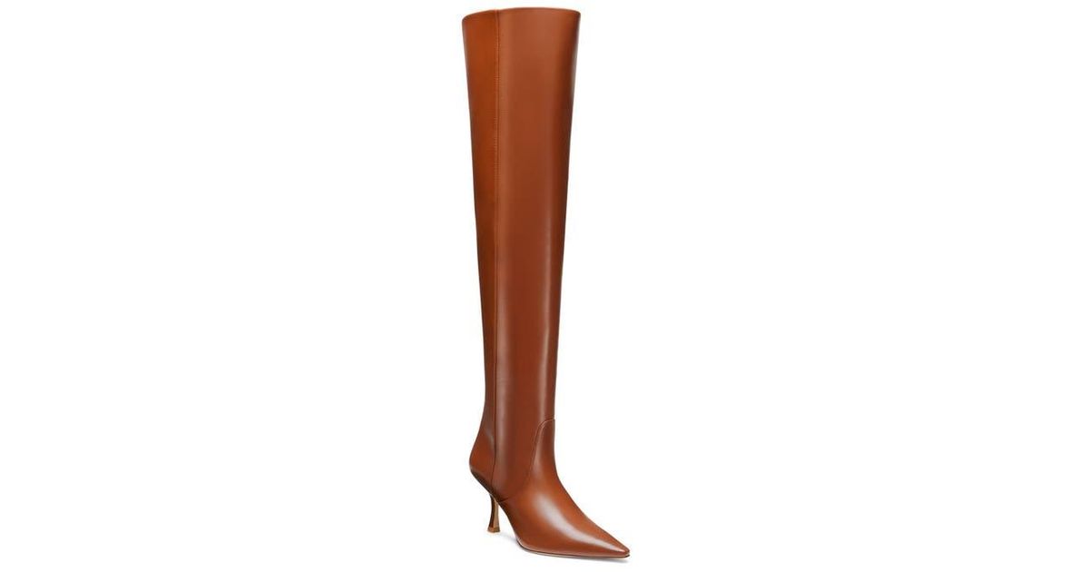 Stuart Weitzman Naomi Over The Knee Boot in Brown | Lyst