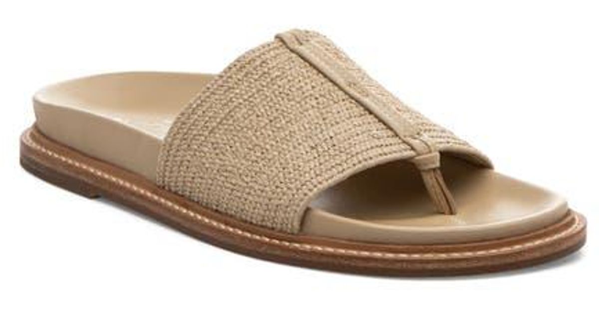 J/Slides Rafina Slide Sandal in Natural | Lyst