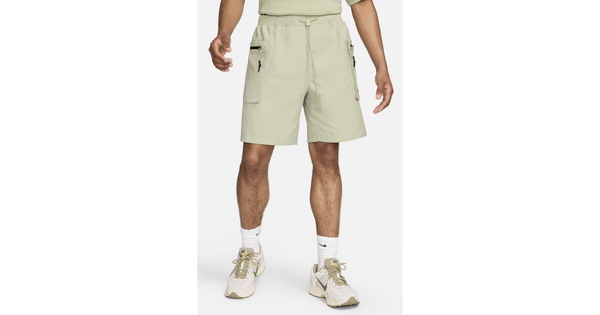 Nike Sportswear Tech Pack Utility Shorts in Natural for Men | Lyst