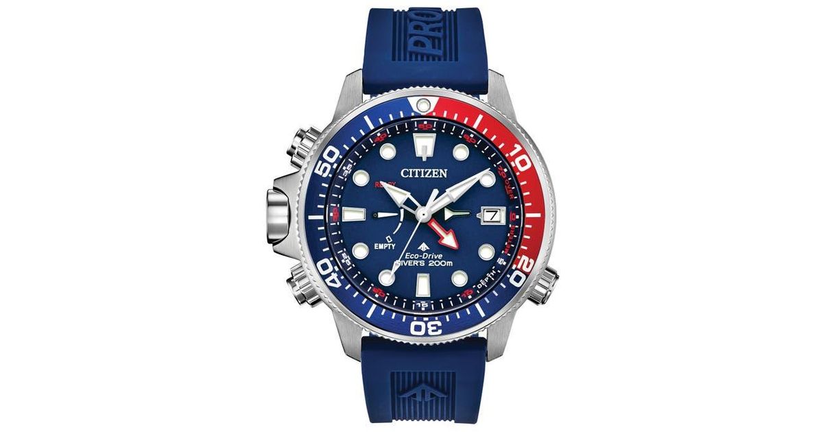 Citizen Promaster Aqualand 200M Depth Meter Watch, 46Mm in Blue for Men ...