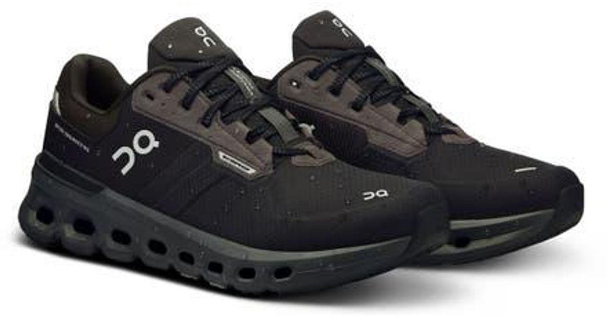 On Shoes Cloudrunner 2 Waterproof Running Shoe in Black | Lyst