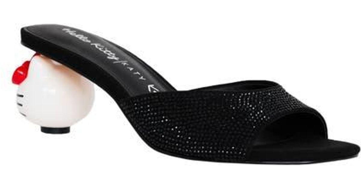 Katy Perry X Hello Kitty Slide Sandal in Black | Lyst