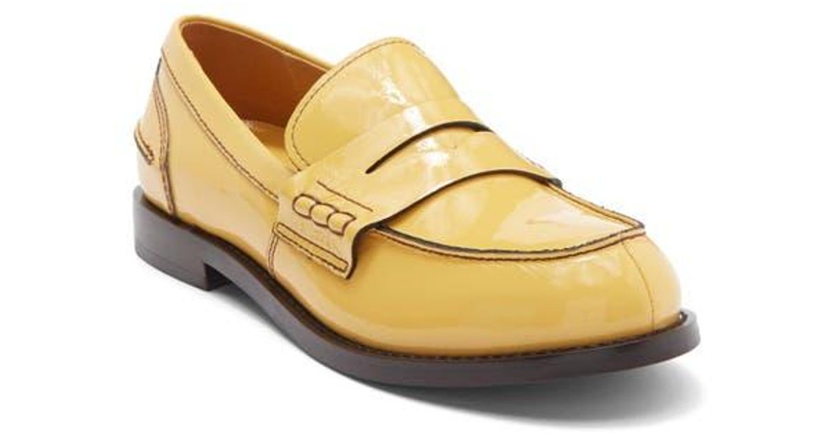 Jeffrey Campbell Books Penny Loafer in Metallic | Lyst