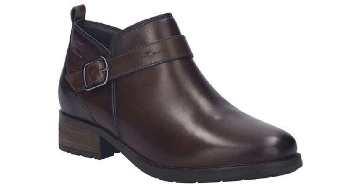 Josef Seibel Kate 10 Moto Bootie in Purple | Lyst