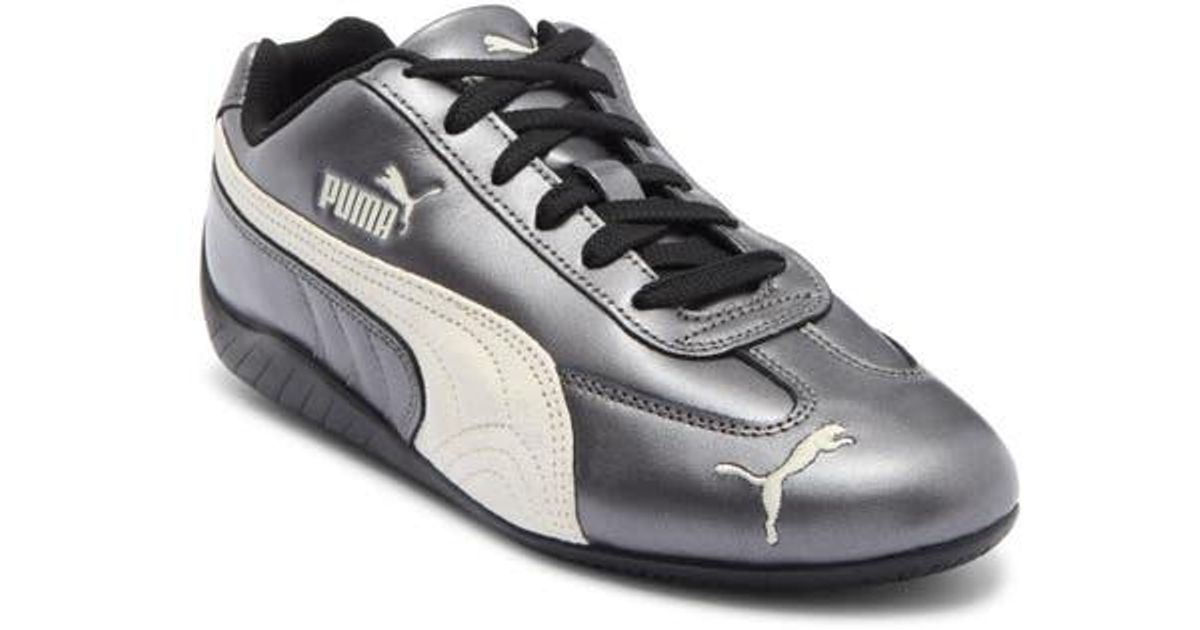 PUMA Speedcat Metallic Sneaker in Gray | Lyst