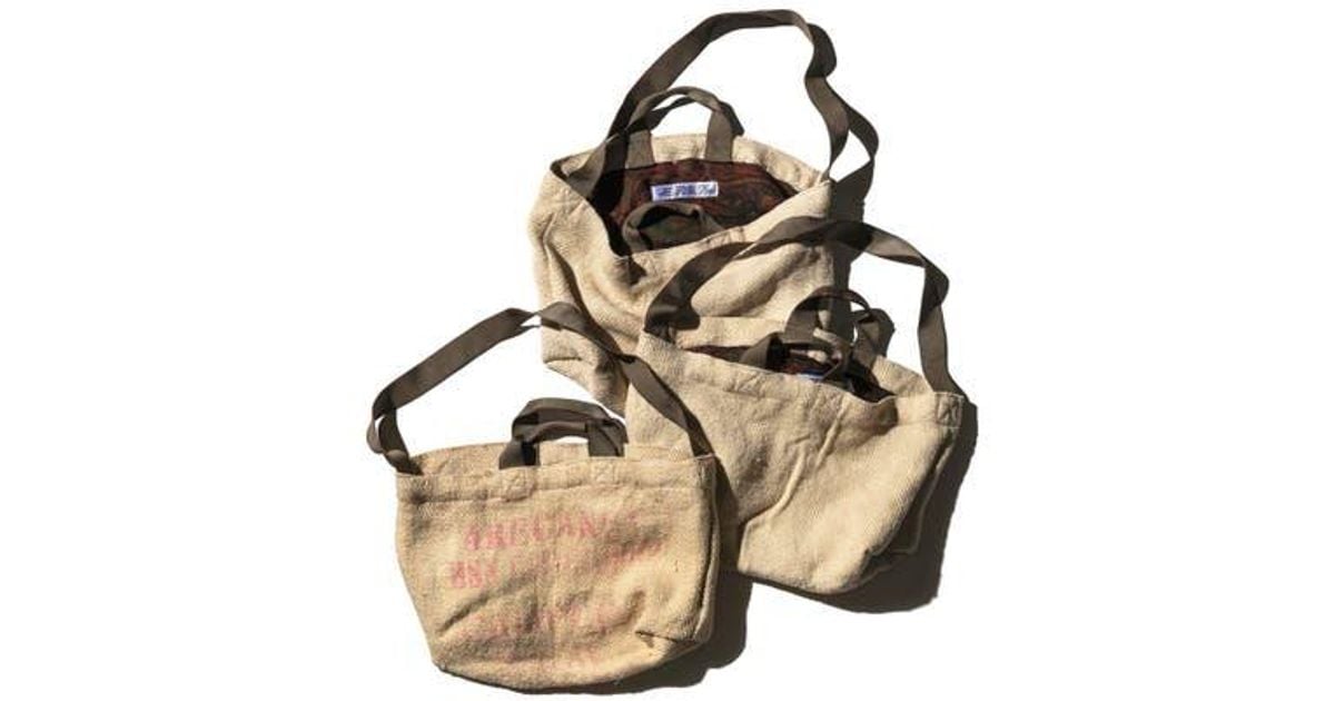 Puebco Jute Grain Shoulder Bag in Metallic | Lyst