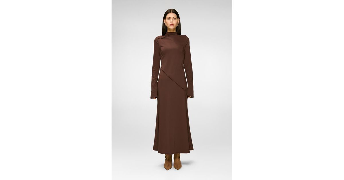 DASKA Laiba Dress in Brown | Lyst