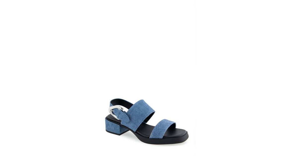 Aerosoles Dantay Slingback Sandal in Blue | Lyst