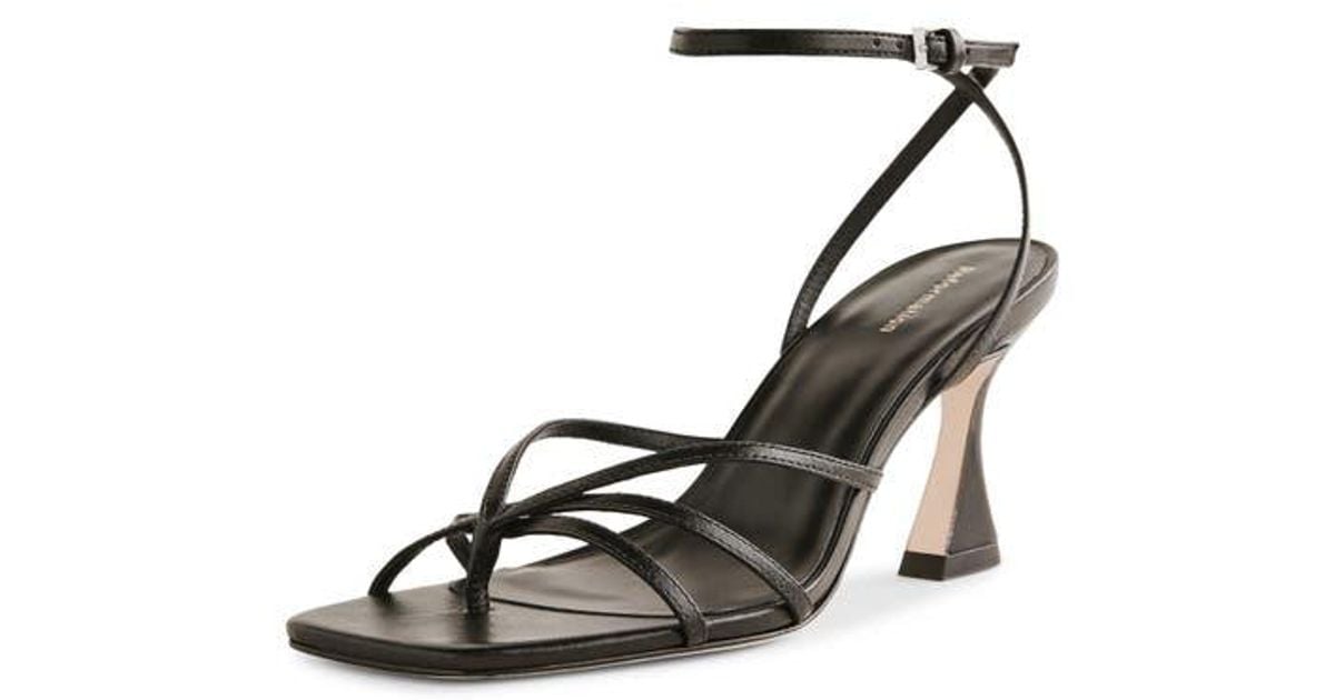 Reformation Gen Heeled Sandal in Black | Lyst