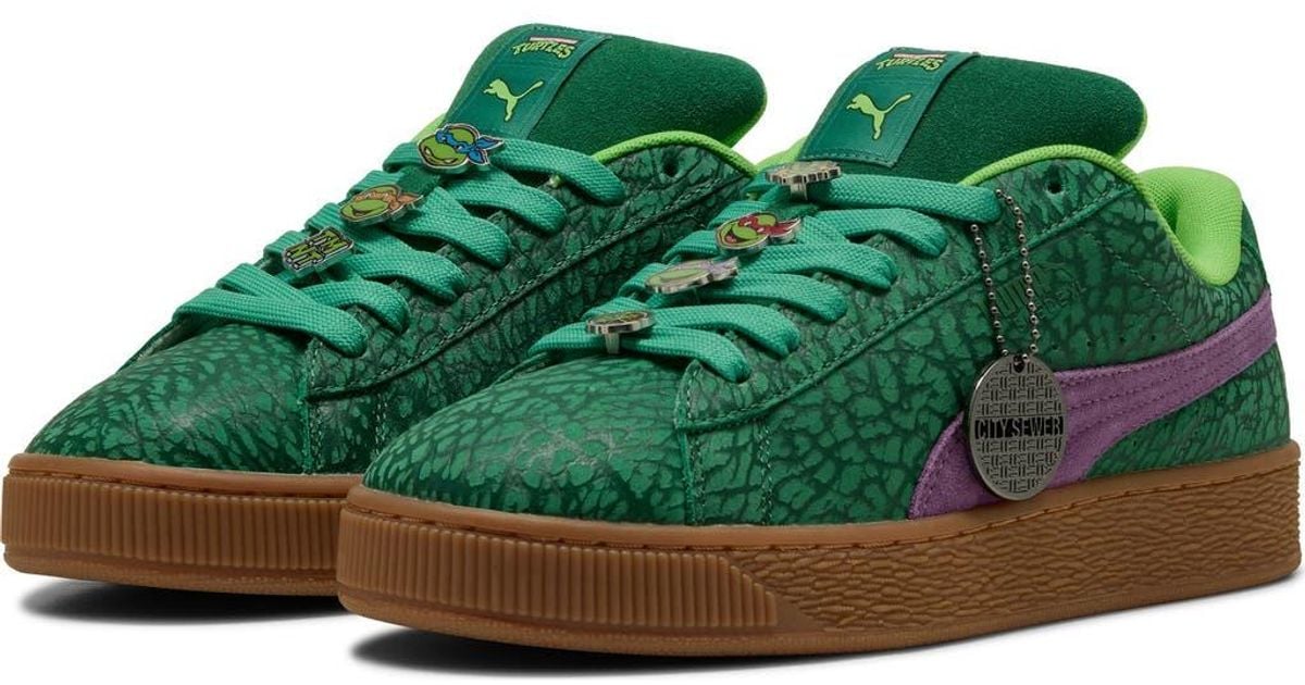 PUMA X Teenage Mutant Ninja Turtles Suede Xl Sneaker in Green for Men ...
