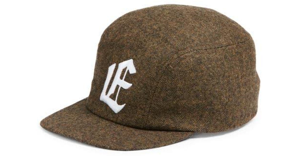 Elwood English Wool Blend Cap in Green for Men | Lyst