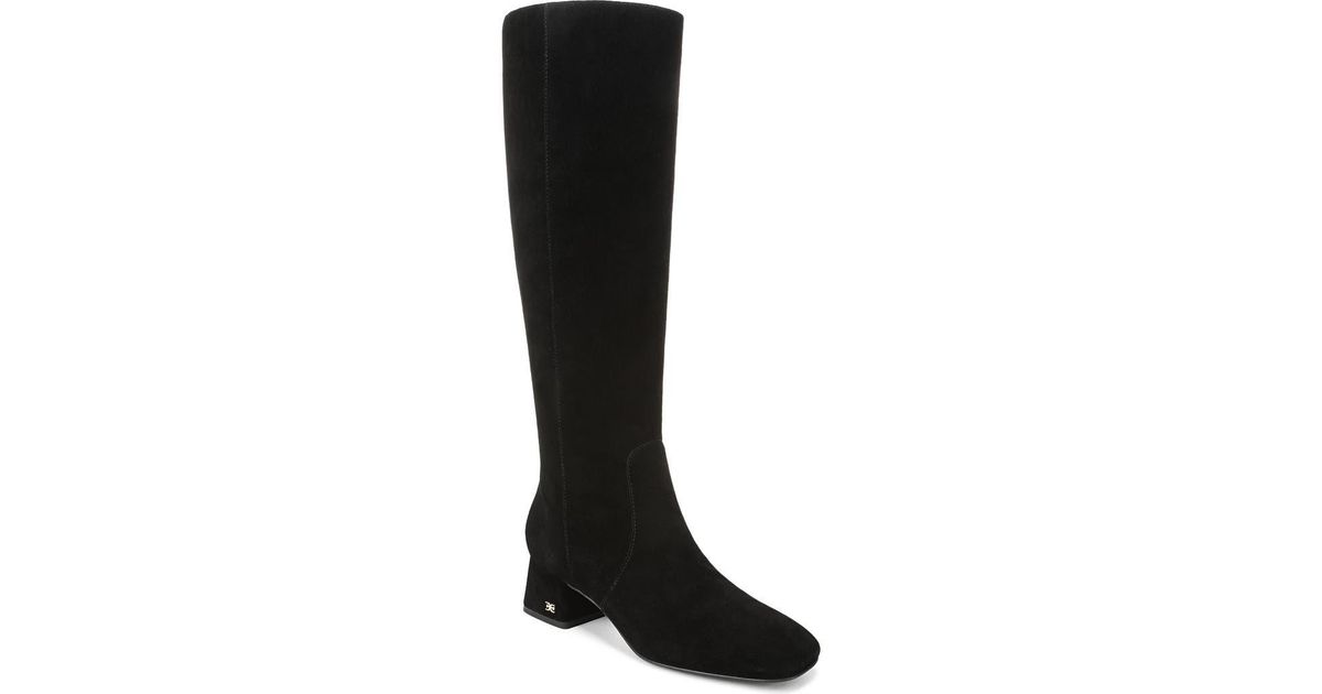 Sam Edelman Porter Knee High Boot in Black | Lyst