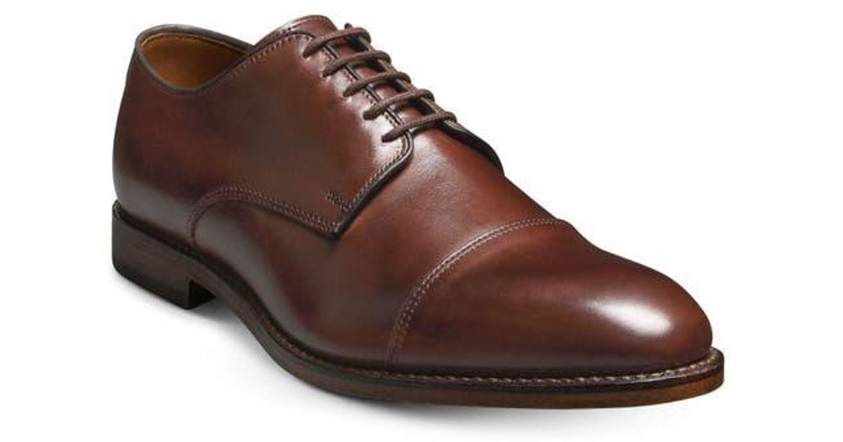 Allen Edmonds Park Avenue Derby in Brown for Men | Lyst