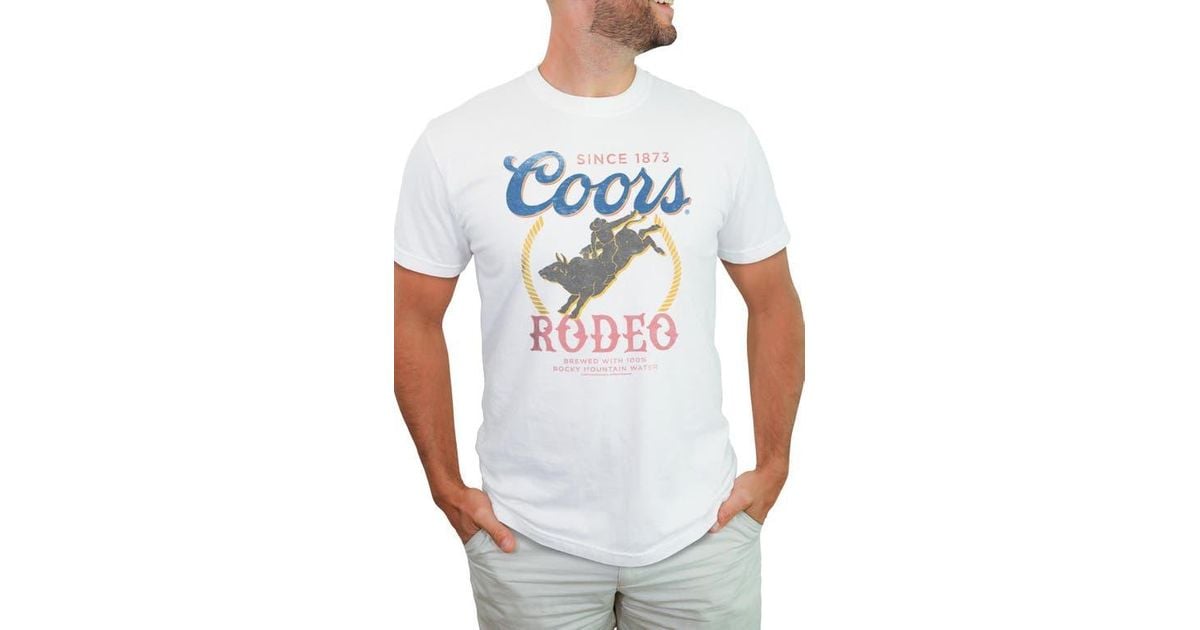 Coors Brewing Company Rodeo Logo Graphic T-Shirt in White for Men | Lyst