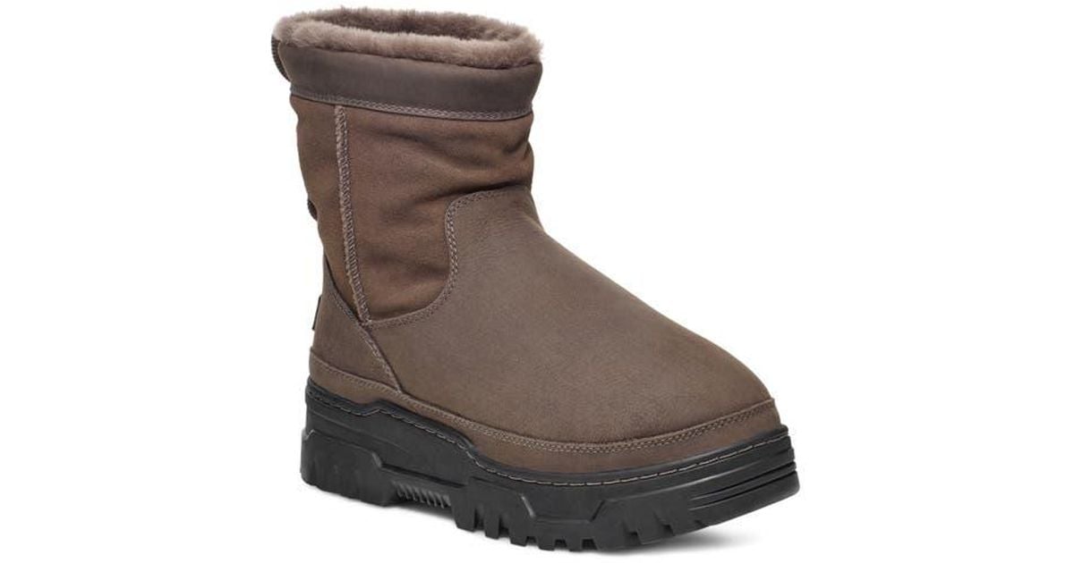UGG Heritage Trailgazer Waterproof Genuine Shearling & Wool Boot in ...
