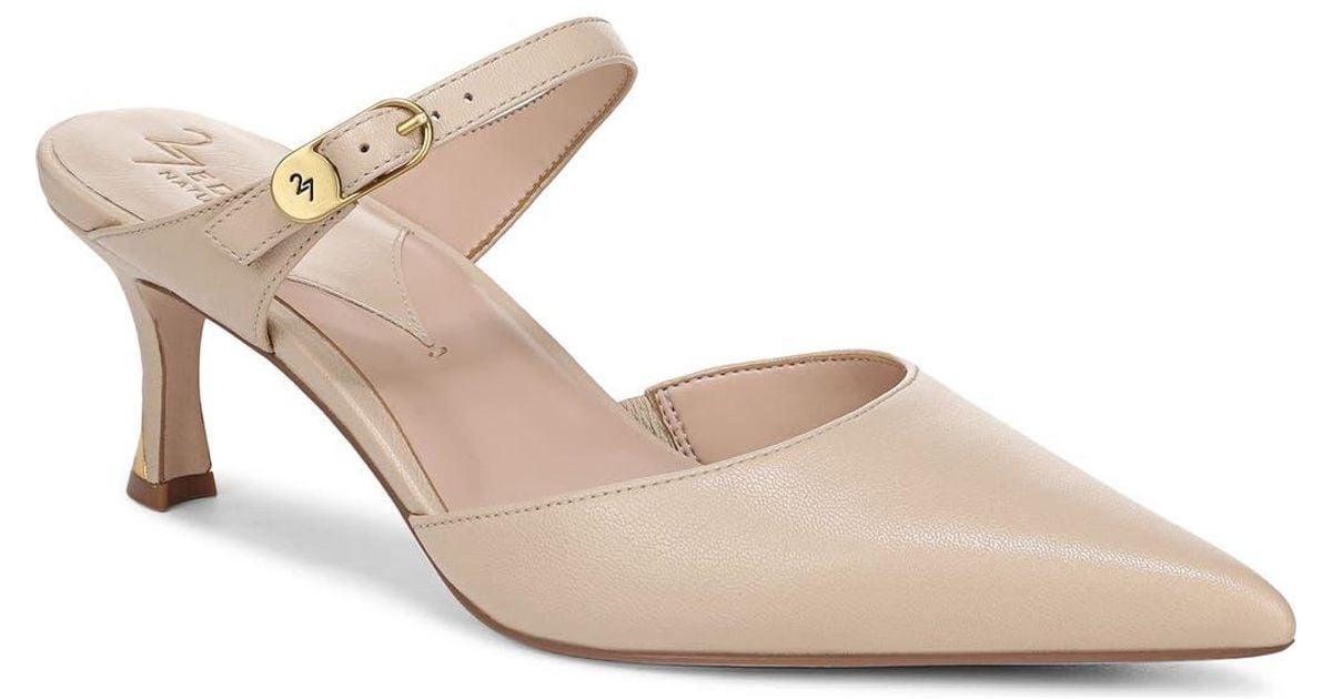 27 EDIT Naturalizer Ileene Pointed Toe Mule in Metallic | Lyst