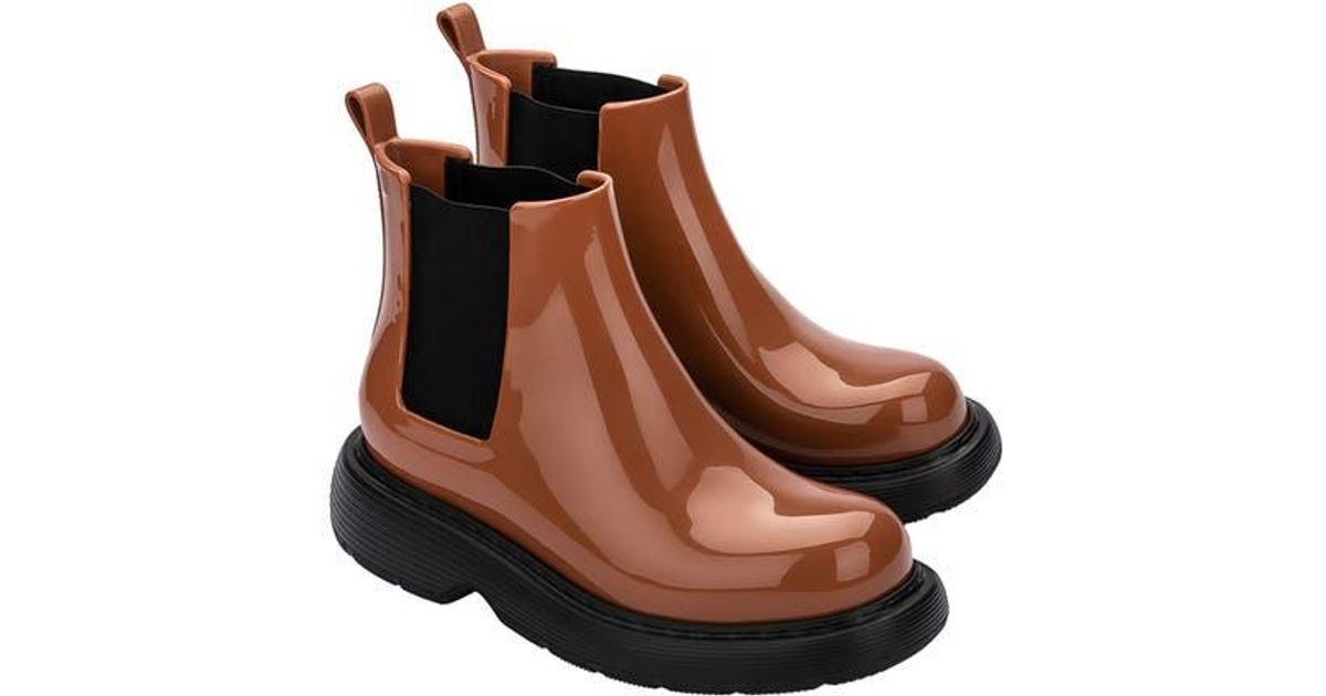 Melissa Step Chelsea Boot in Brown | Lyst