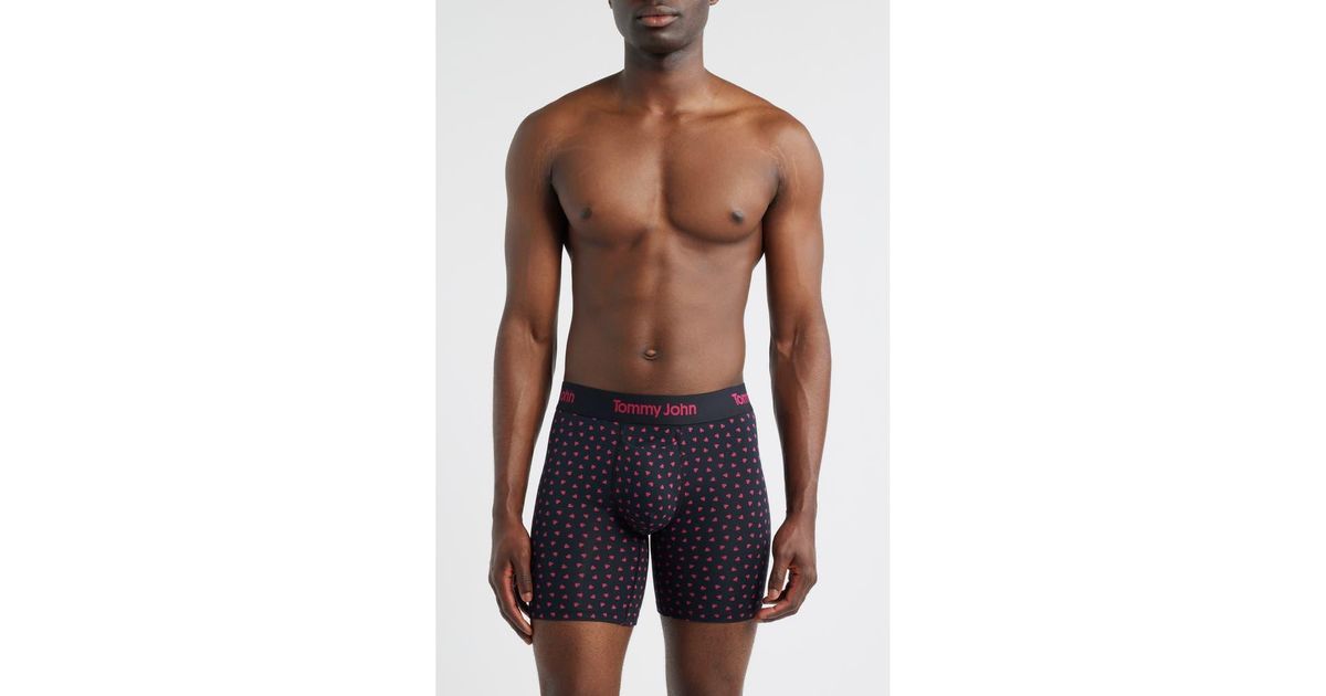 Tommy John Second Skin 4-Inch Boxer Briefs in Blue for Men | Lyst