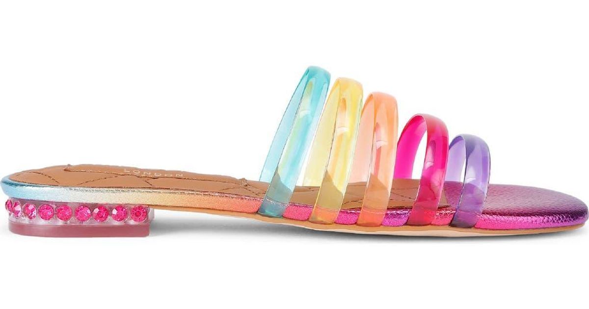 Kurt Geiger Maddison Slide Sandal in Pink | Lyst