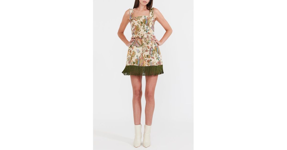Eddy Sarah Bird Mini Dress in Green | Lyst