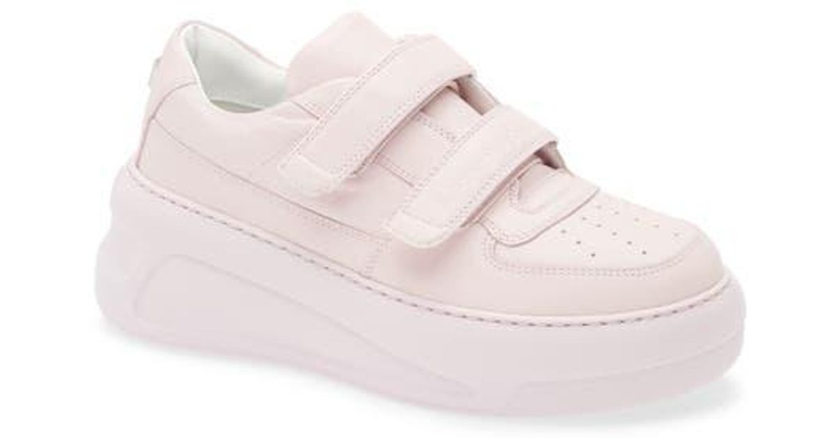 Acne Studios Steffey U Friend Platform Sneaker in Pink | Lyst