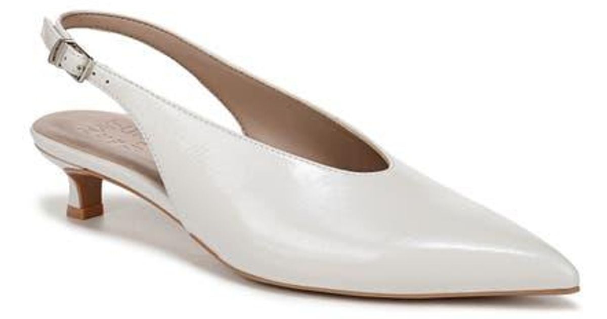 Naturalizer Nicolette Slingback Pointed Toe Kitten Heel Pump | Lyst