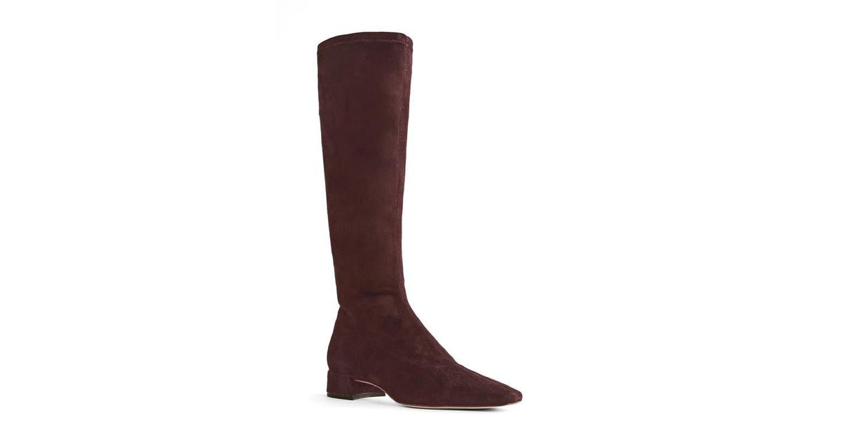 Reformation Raven Knee High Boot in Brown | Lyst