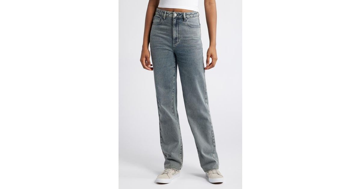 PacSun '90S Livia High Rise Boyfriend Jeans in Blue | Lyst