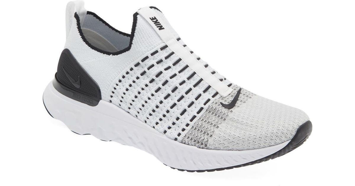 Nike Gender Inclusive React Phantom Run Flyknit 2 Running Shoe in White ...