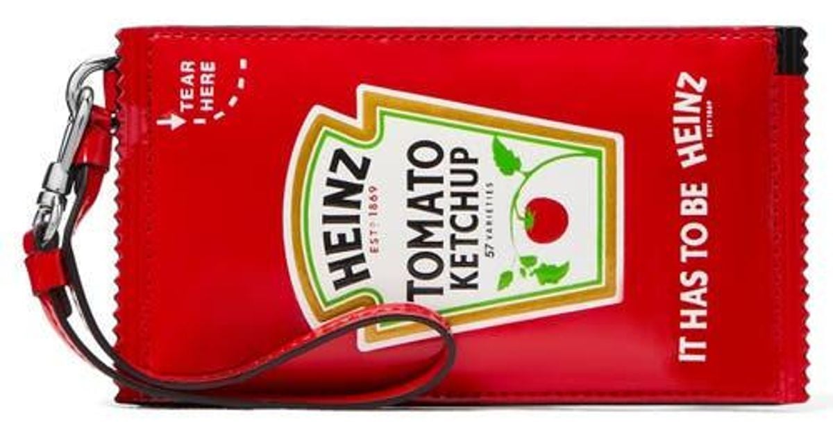 Kate Spade X Heinz Ketchup Packet Small Wallet in Red | Lyst