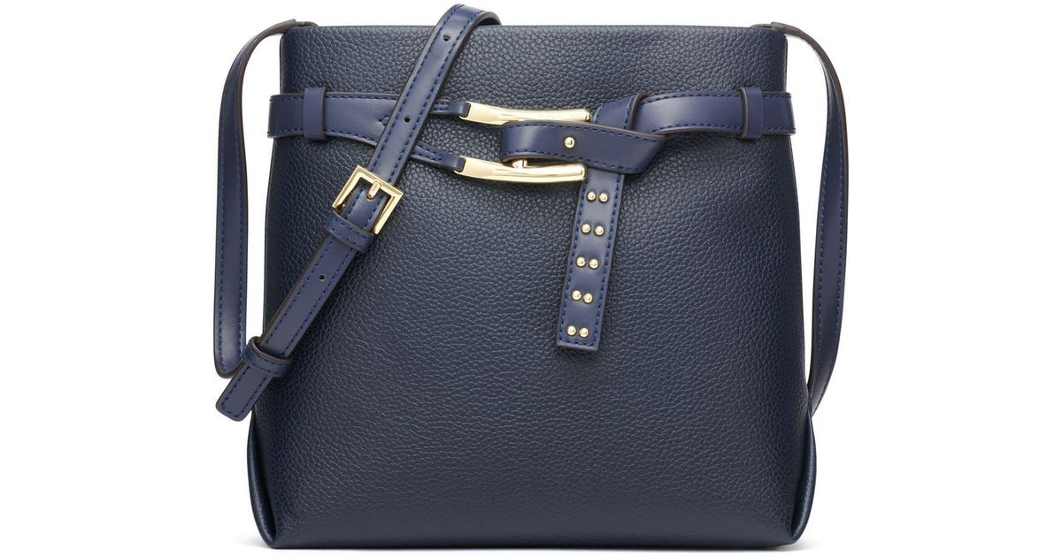 Halston Tasha Crossbody Bag in Blue | Lyst
