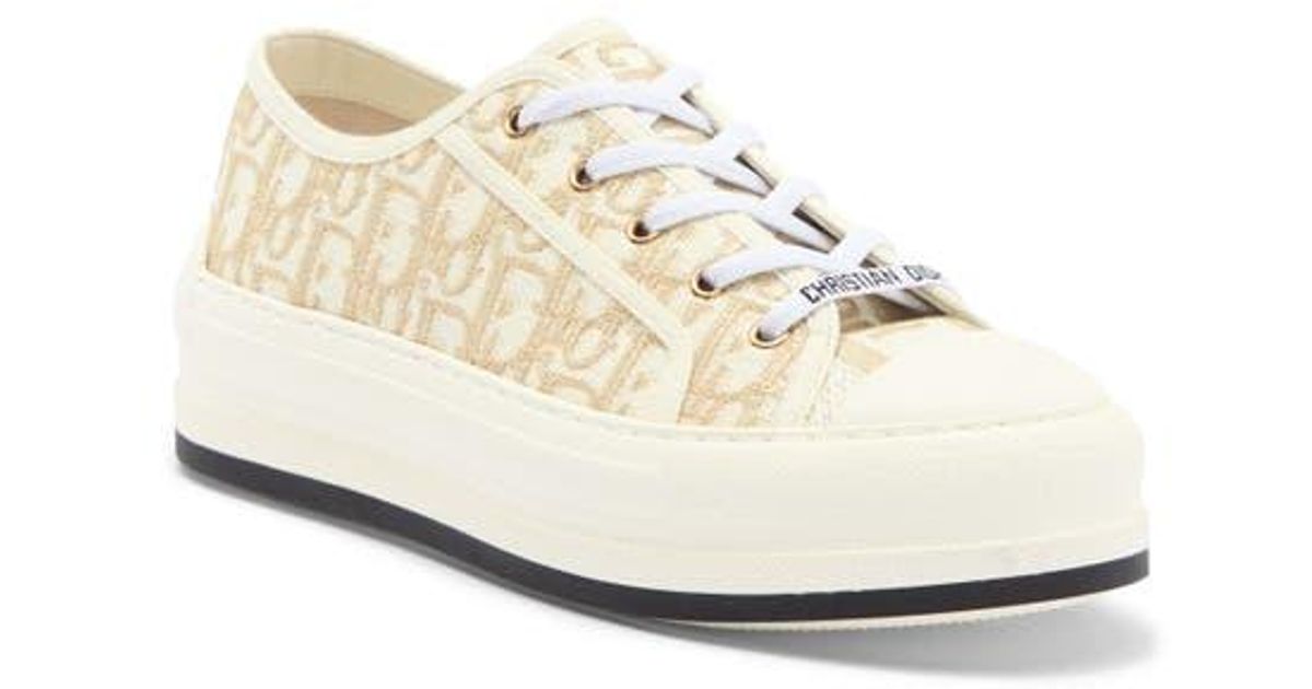 Dior Walk'N'Dior Platform Sneaker in White | Lyst