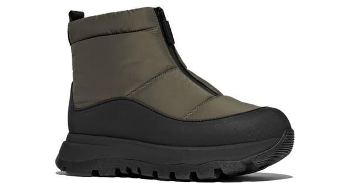 Fitflop Neo Neo-D Hyker Waterproof Zip Front Boot in Black | Lyst