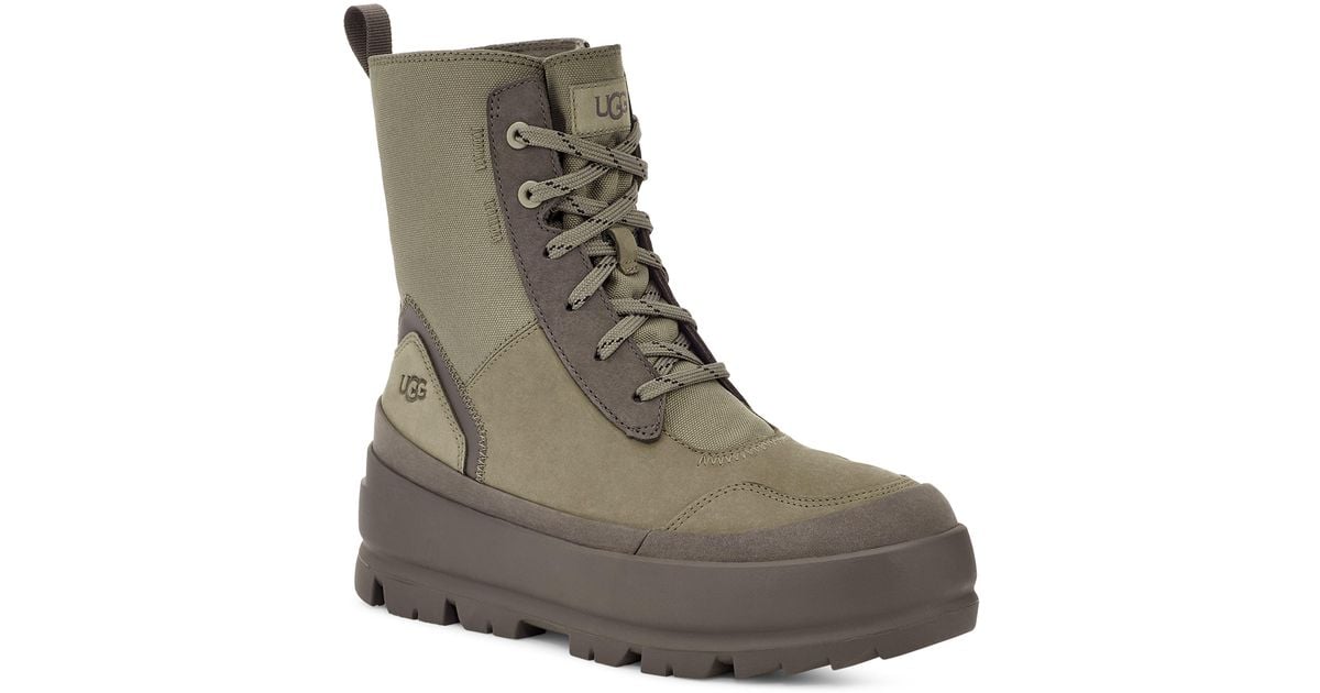 UGG ugg(r) The ugg Lug Platform Lace-up Combat Boot in Brown | Lyst