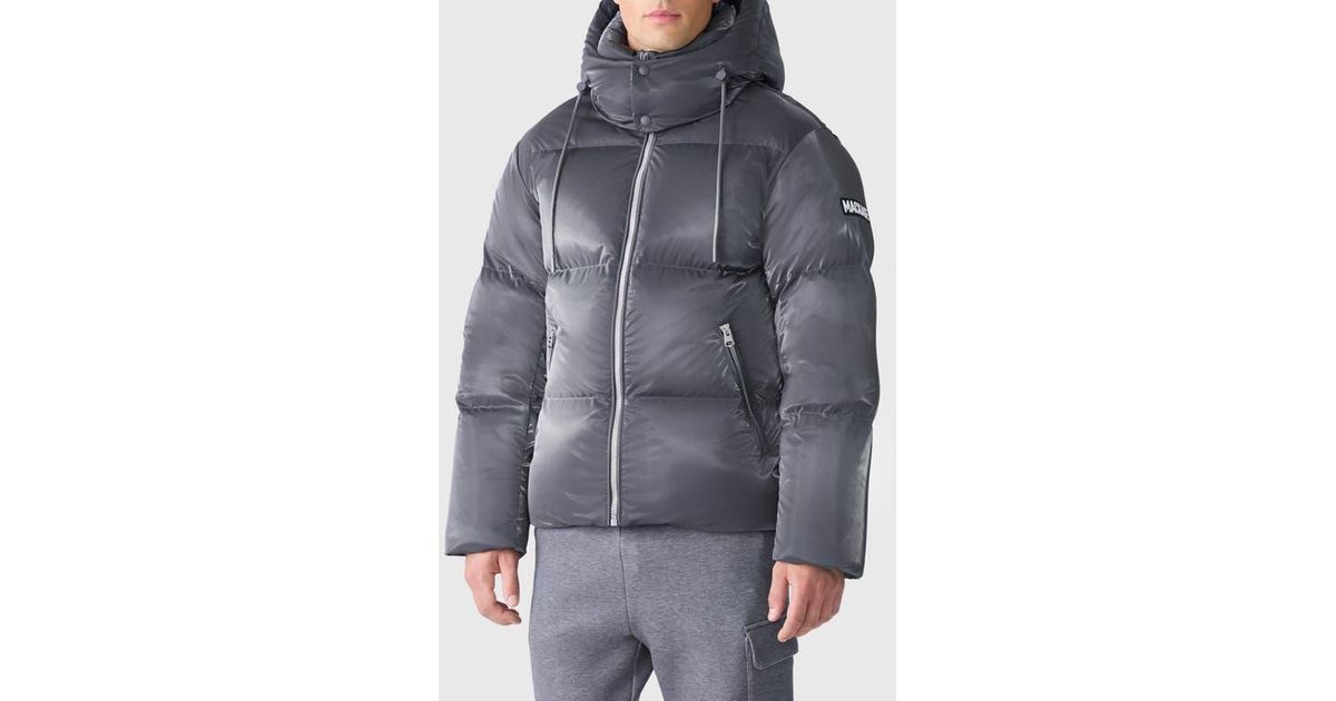 Mackage Kent-Glo Down Puffer Jacket in Gray for Men | Lyst