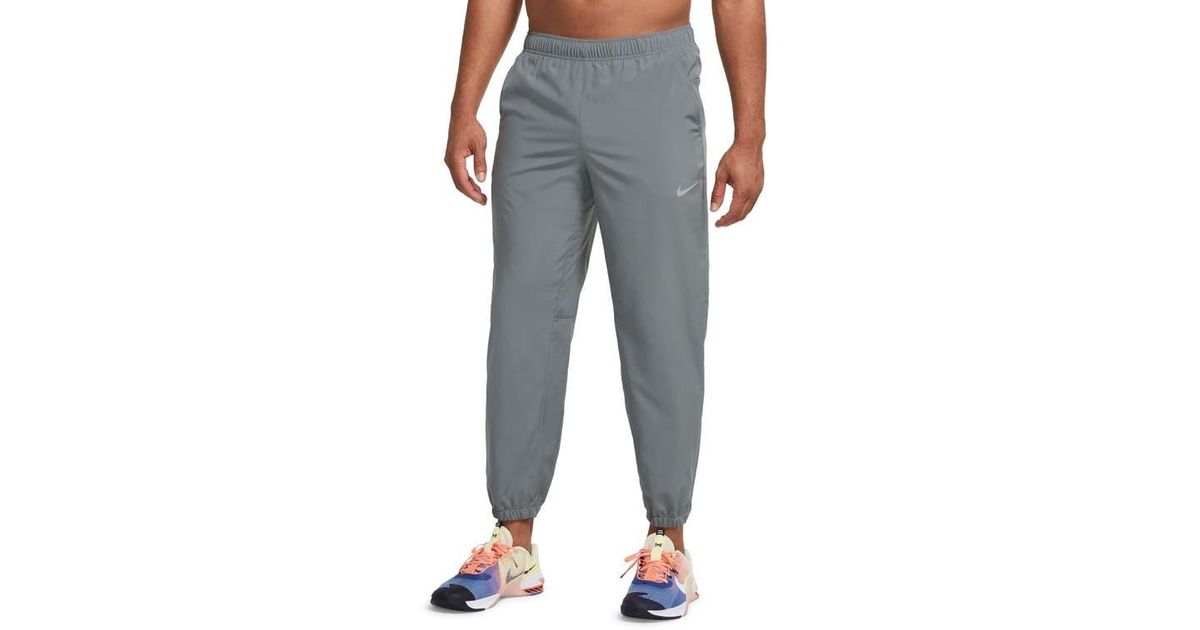 Nike Dri-Fit Tapered Versatile Pants in Gray for Men | Lyst