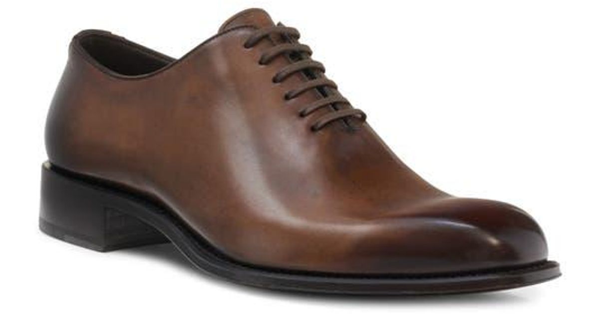Tom Ford Claydon Wholecut Oxford in Brown for Men | Lyst