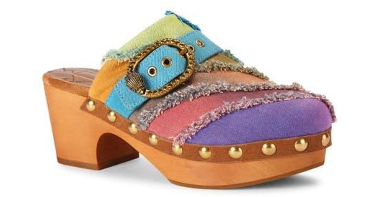 Kurt Geiger Mayfair Clog in White | Lyst