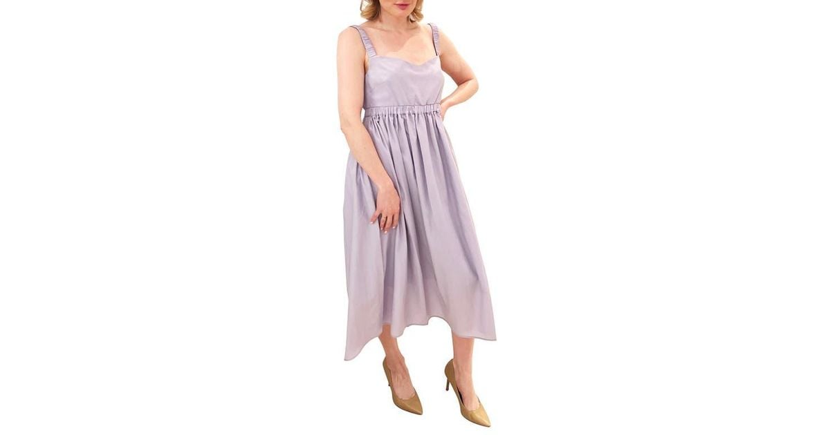 EMILIA GEORGE Isabella Smocked Maternity Maxi Dress in Pink | Lyst