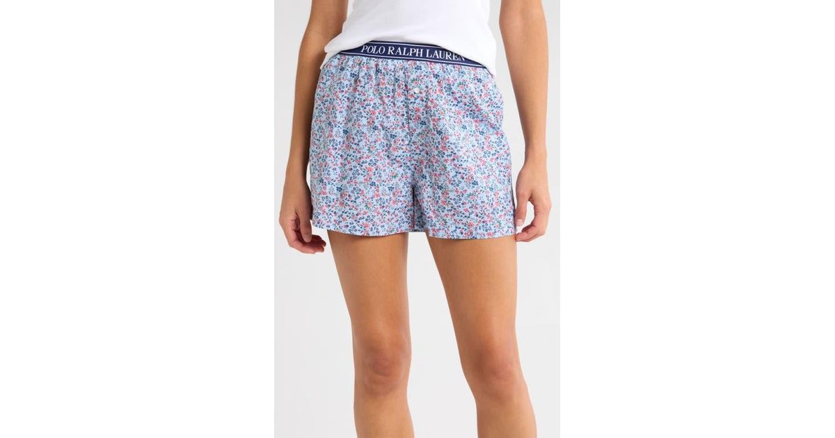 Polo Ralph Lauren Floral Boxers in Blue | Lyst