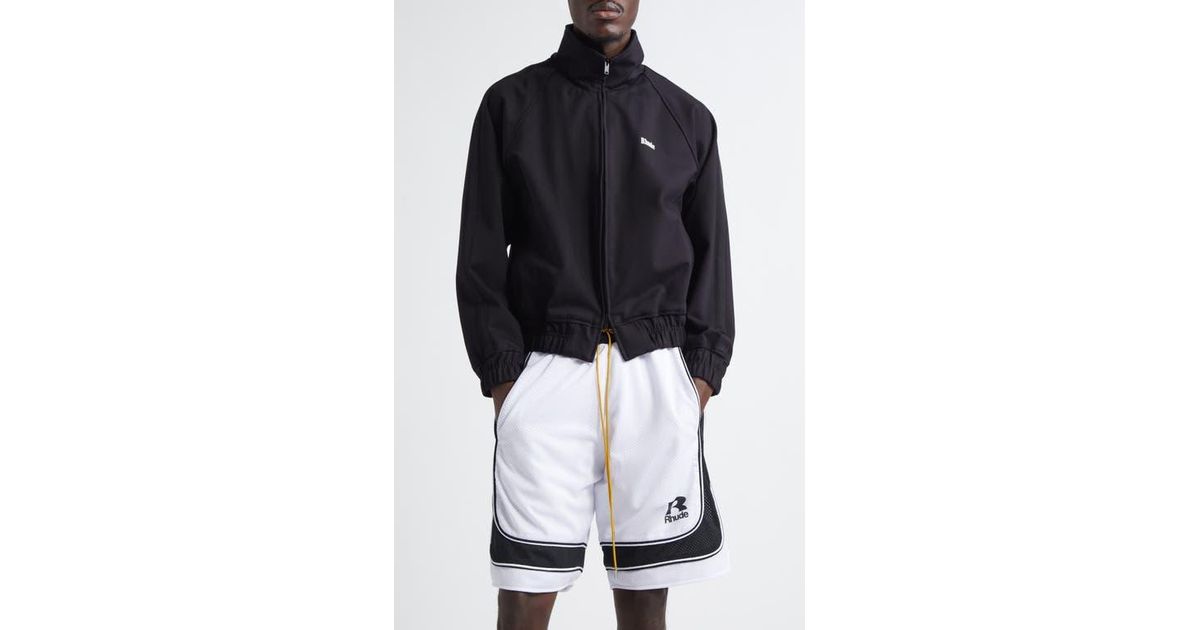 Rhude Hamptons Traxedo Track Jacket in Black for Men | Lyst