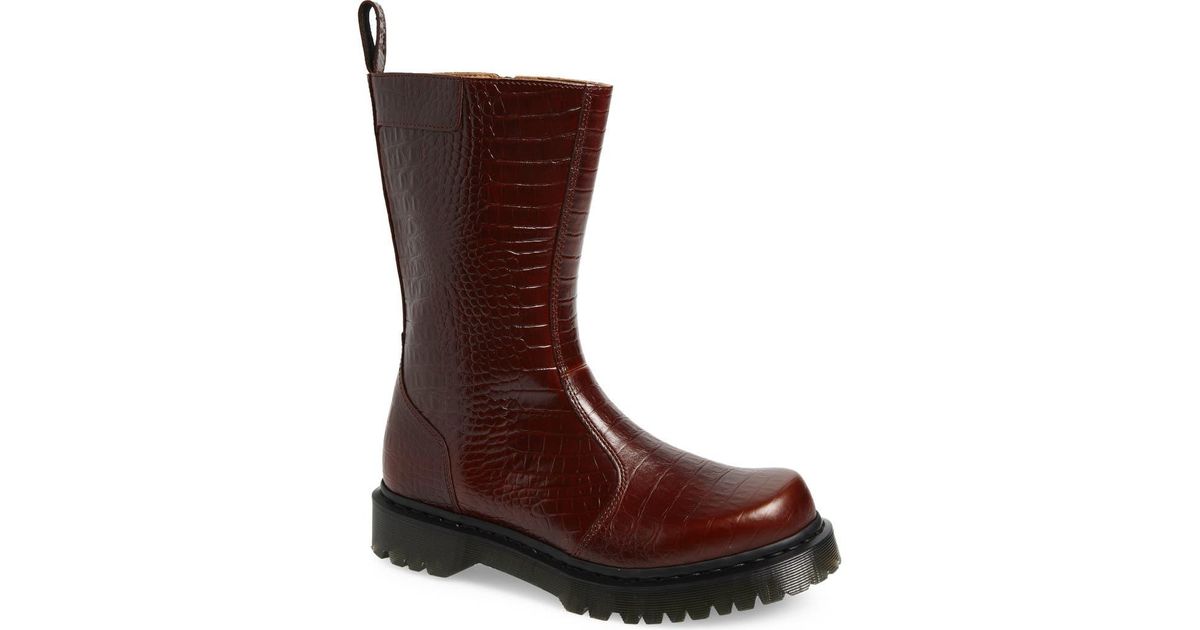 Dr. Martens Regena Refined Lug Sole Boot in Brown | Lyst