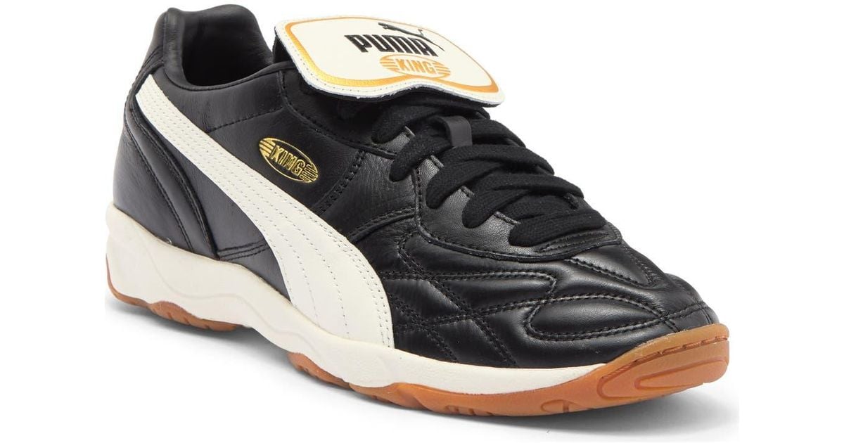 PUMA King Indoor Soccer Sneaker in Blue for Men | Lyst