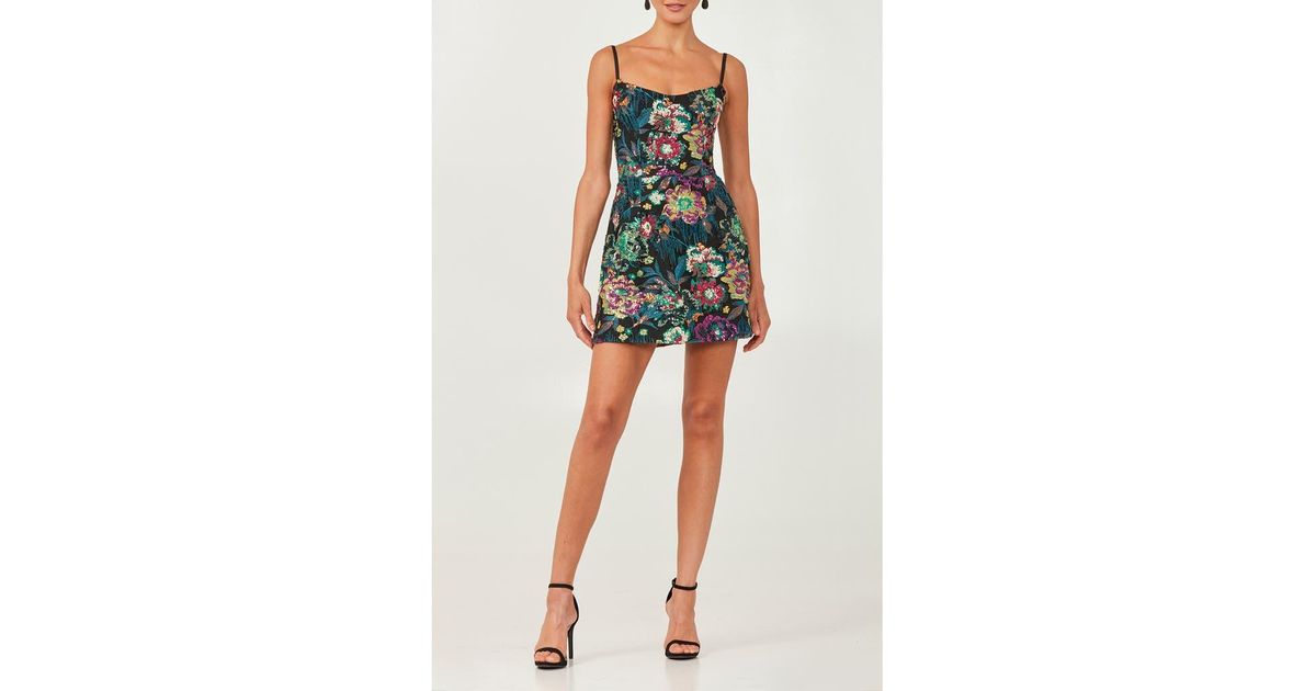 HELSI Cora Embellished Minidress in Blue | Lyst
