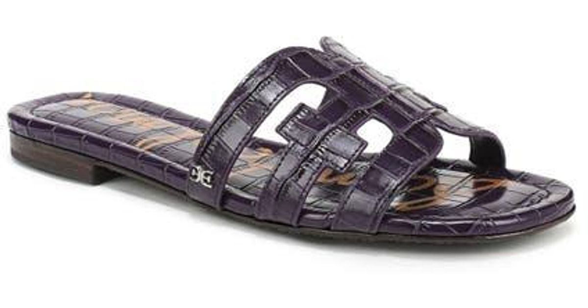 Sam Edelman Bay Cutout Slide Sandal in Blue | Lyst